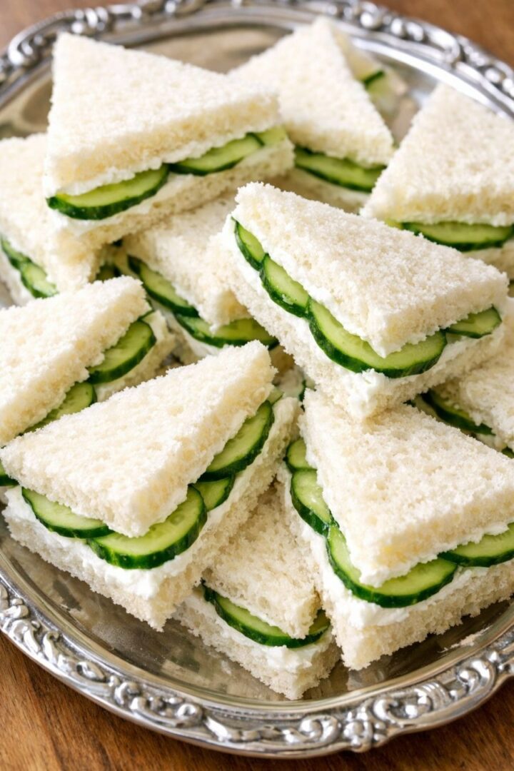 Easy Southern 4-Ingredient Cucumber Sandwiches Recipe